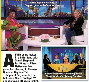 ELLEN GETS GENEROUS WITH FORMER FOE SHERRI - PressReader