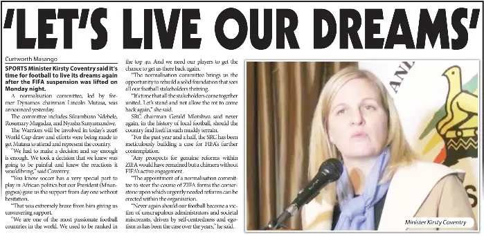 ‘LET’S LIVE OUR DREAMS’ - PressReader