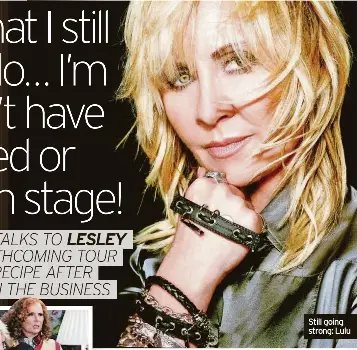 It’s weird that I still do what I do… I’m lucky I don’t have to be carried or wheeled on stage ...