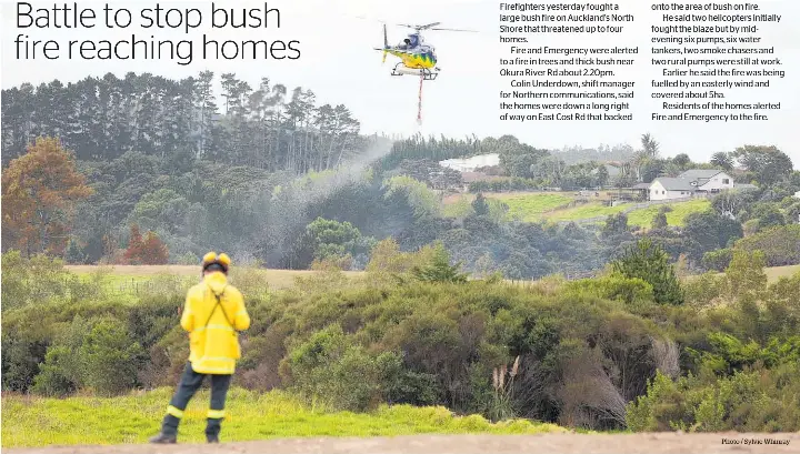 Battle to stop bush fire reaching homes - PressReader