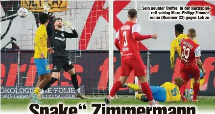 „Snake“Zimmermann beißt zum neunten Mal zu! - PressReader