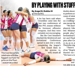 BY PLAYING WITH STUFF THAT MAKES CHAMPS, COOL SMASHERS ARE NOW IMMORTALS - PressReader