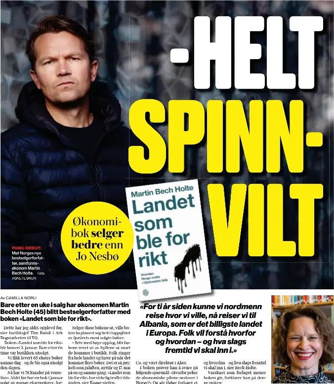 -HELT SPINNVILT Økonomibok enn Jo Nesbø - PressReader