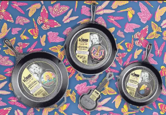 Parton expands her cooking line to cast iron pans, more - PressReader
