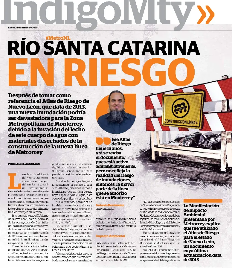 RÍO SANTA CATARINA EN RIESGO - PressReader