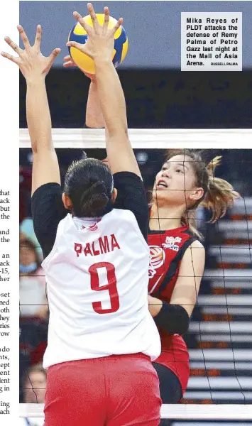 CREAMLINE IN FINALS; PLDT STAYS IN HUNT - PressReader