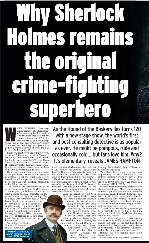 Why Sherlock Holmes remains the original crime-fighting superhero - PressReader