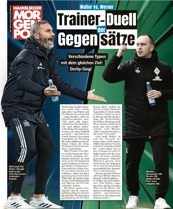 Trainer- Duell der Gegen sät e - PressReader