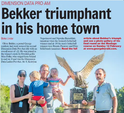 Bekker triumphant in his home town - PressReader