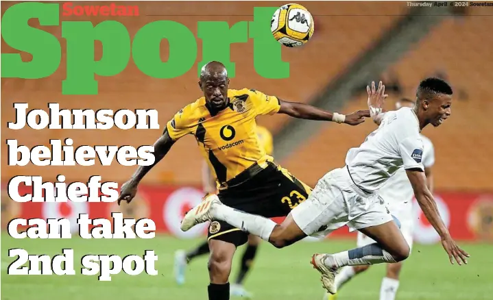 Johnson believes Chiefs can take 2nd spot - PressReader