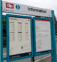 Restoring printed station timetables - PressReader