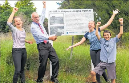 Kids uncover Kerikeri rail history - PressReader
