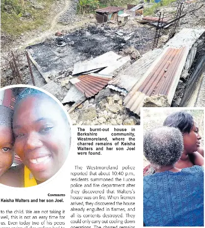 Devastatio­n as mother and son perish in fire - PressReader