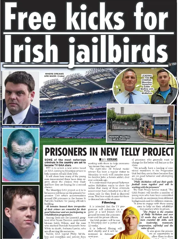 Free kicks for Irish jailbirds - PressReader