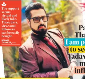 Pankit Thakker: I am perplexed to see Elvish Yadav’s social media influence - PressReader