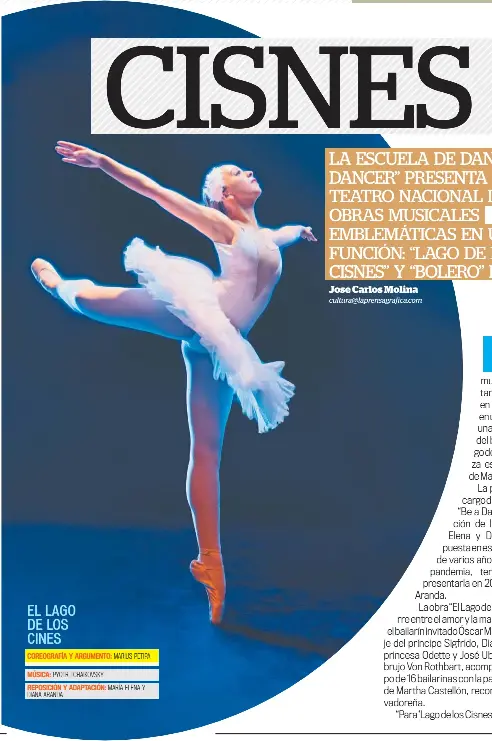 CISNES Y BOLEROS EN EL TEATRO PRESIDENTE - PressReader