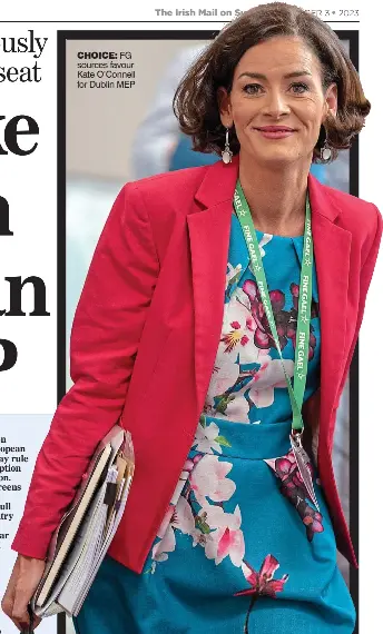 Leo told ‘make amends’ with Kate so she can stand as MEP - PressReader