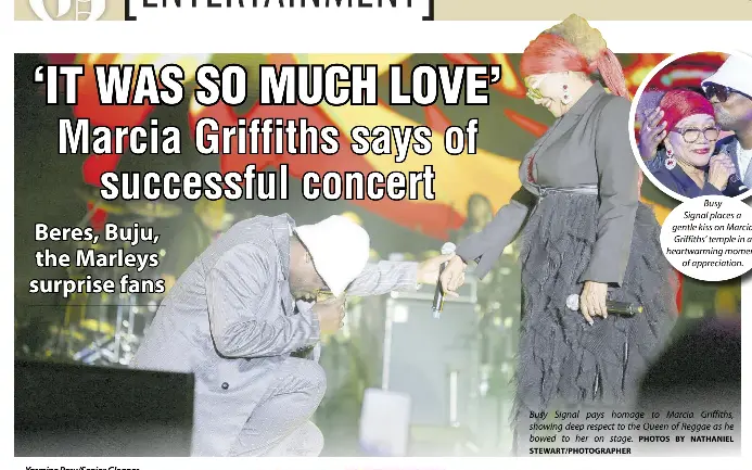 ‘IT WAS SO MUCH LOVE’ Marcia Griffiths says of successful concert ...