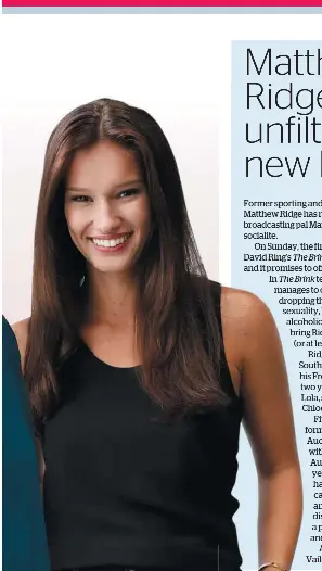 Matthew Ridge’s unfiltered new buddy - PressReader