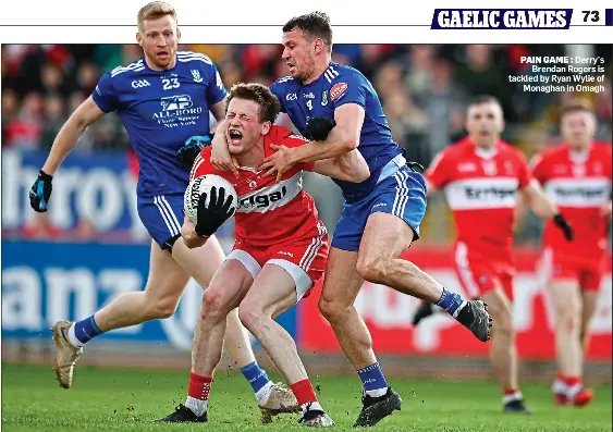 Derry evolving into genuine contenders - PressReader