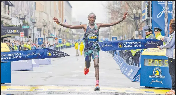 Boston Marathon sweep for Kenya - PressReader