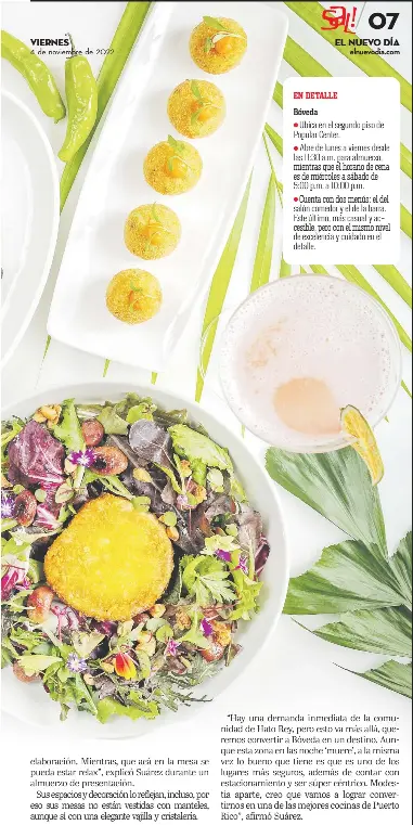 Bóveda: tesoro culinario en el corazón de Hato Rey - PressReader