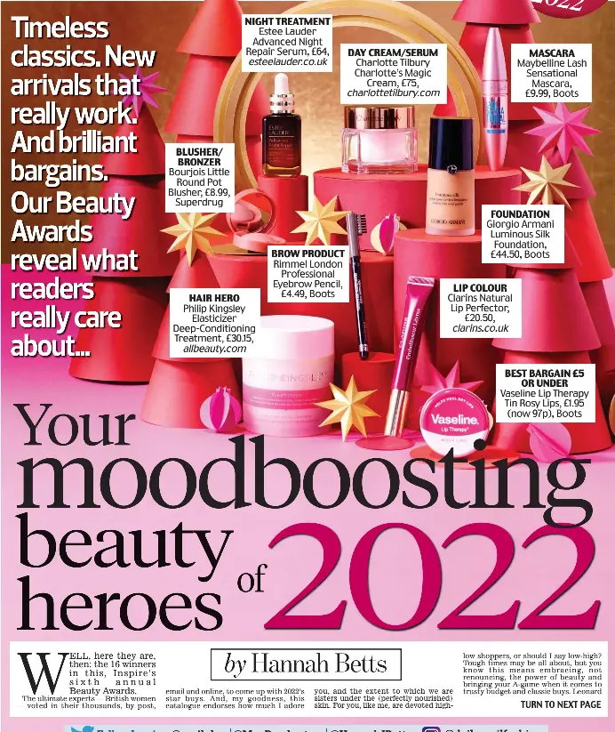 Your moodboosti­ng beauty heroes of 2022 - PressReader