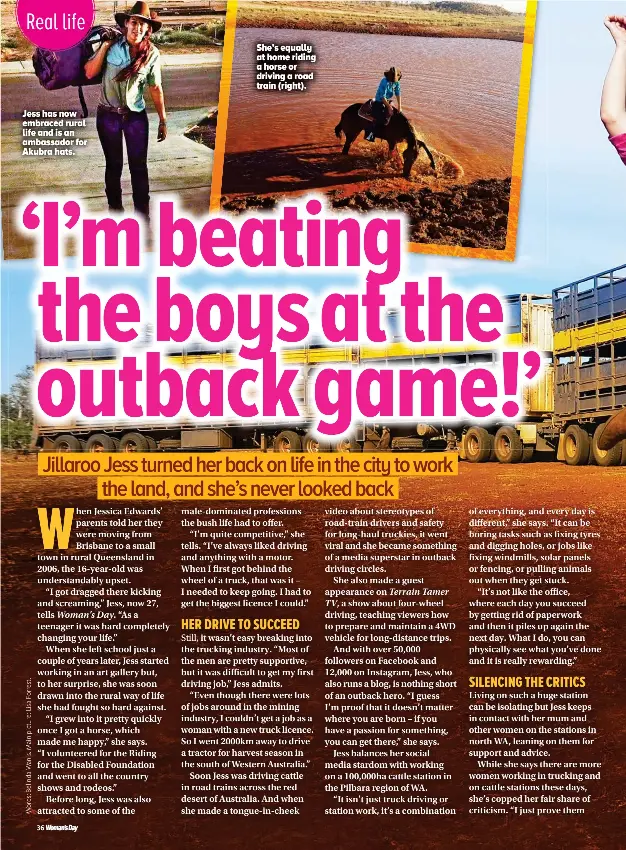 Jillaroo Jess Outback yarn - PressReader