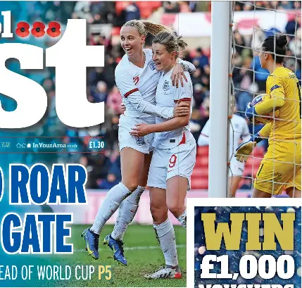 LIONESSES TO ROAR INTO ASHTON GATE - PressReader