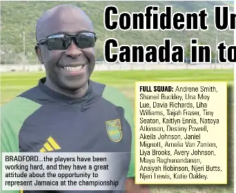 Confident Under-20 Girlz face Canada in tough World Cup qualifier ...