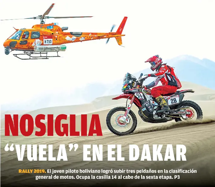 NOSIGLIA “VUELA” EN EL DAKAR - PressReader