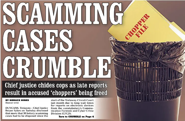 SCAMMING CASES CRUMBLE - PressReader