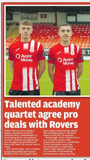 SOCCER: Excellent Rovers are unfortunat­e to draw in Derry - PressReader