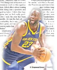 Warriors stand by Draymond Green - PressReader