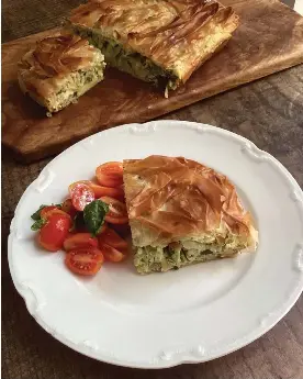 Rachel Roddy’s recipe for courgette, rice and herb filo pie - PressReader