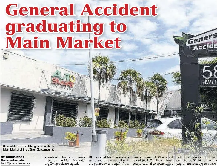 General Accident graduating to Main Market - PressReader