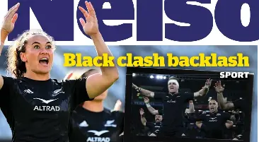 Black clash backlash - PressReader