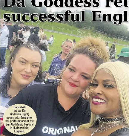 Da Goddess returns from successful England tour - PressReader