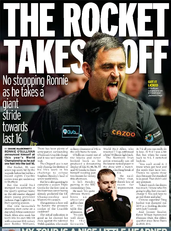 THE ROCKET TAKES OFF - PressReader