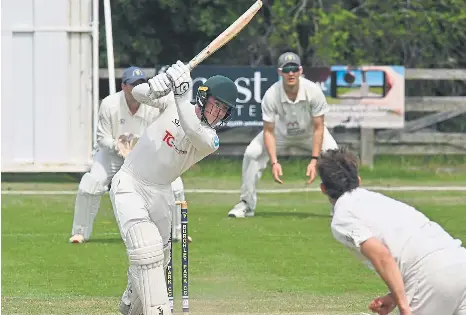 Gorgeous knock from George, but rain stopped Market Deeping's bid for ...