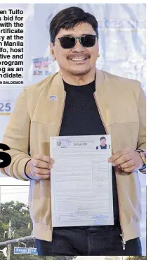 Ben ‘Bitag’ Tulfo files COC for senator - PressReader
