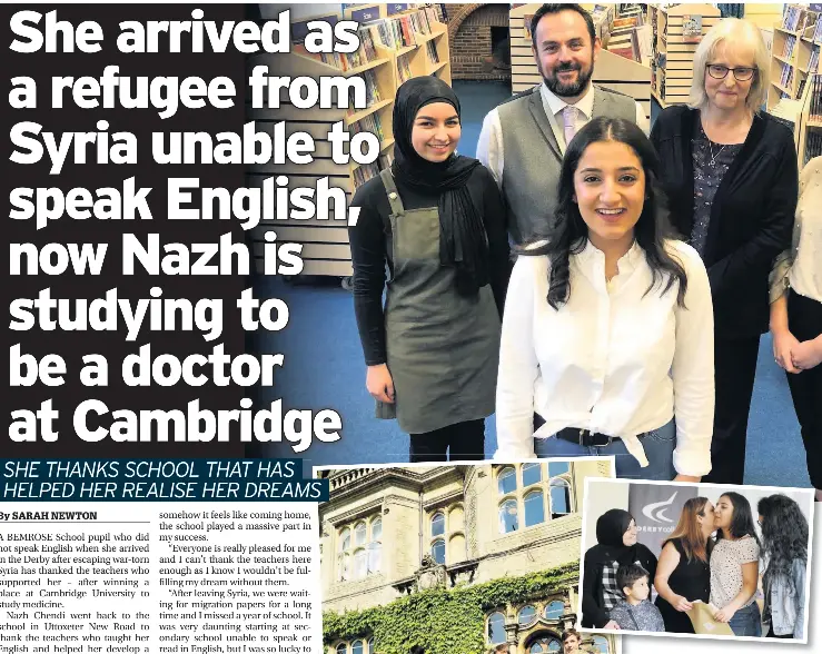 Nazh thanks school for her Cambridge success - PressReader