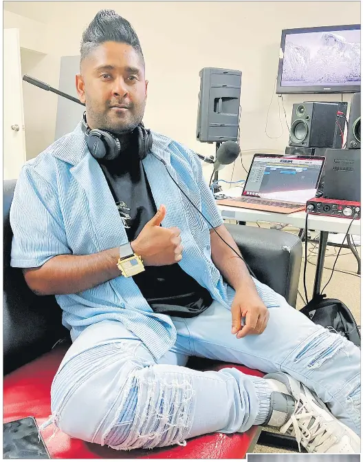 DJ Shameez raps Fiji-Hindi overseas - PressReader