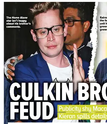 CULKIN BROTHERS FEUD - PressReader