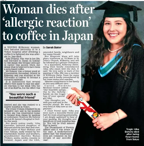Woman dies after ‘allergic reaction’ to coffee in Japan - PressReader