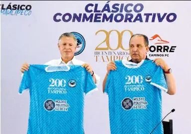Presentan playera del Bicentenar­io de Tampico - PressReader
