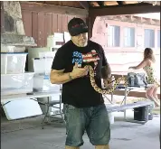 Fred the Snake Man provides slithering show at Twin Lakes - PressReader
