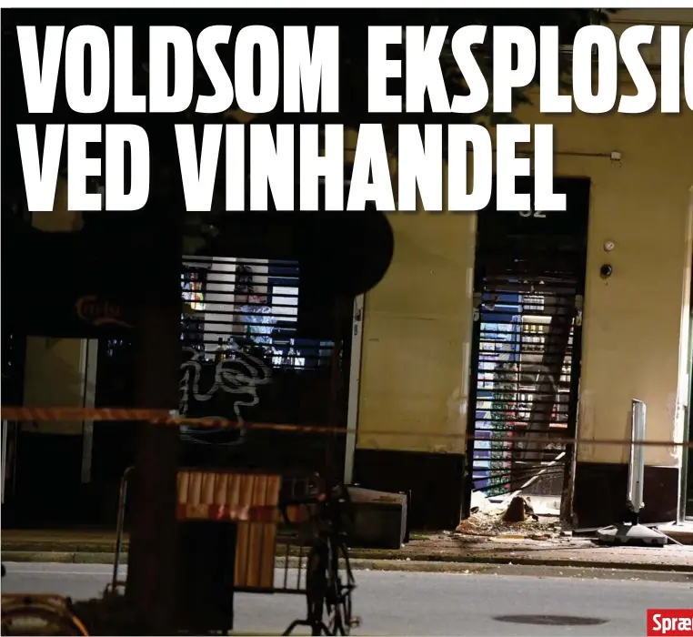 VOLDSOM EKSPLOSION VED VINHANDEL - PressReader