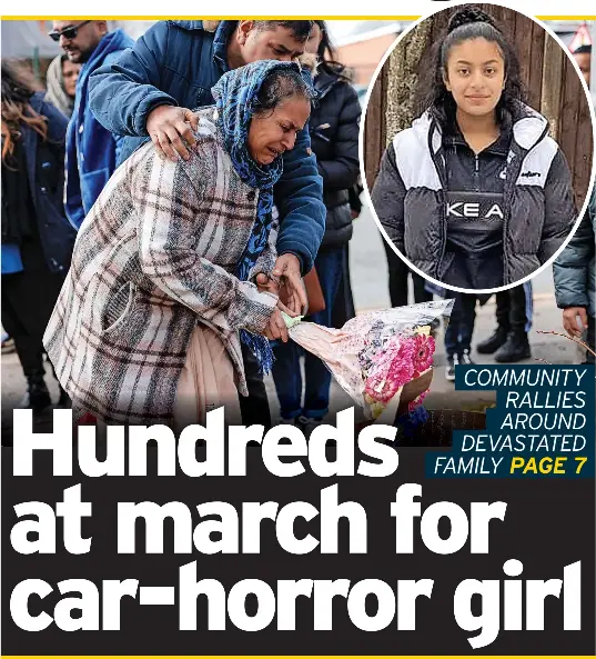 Hundreds at march for car-horror girl - PressReader