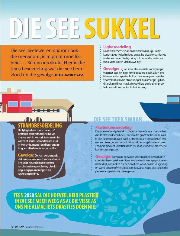 Die see sukkel: Leer meer oor besoedelin­g - PressReader